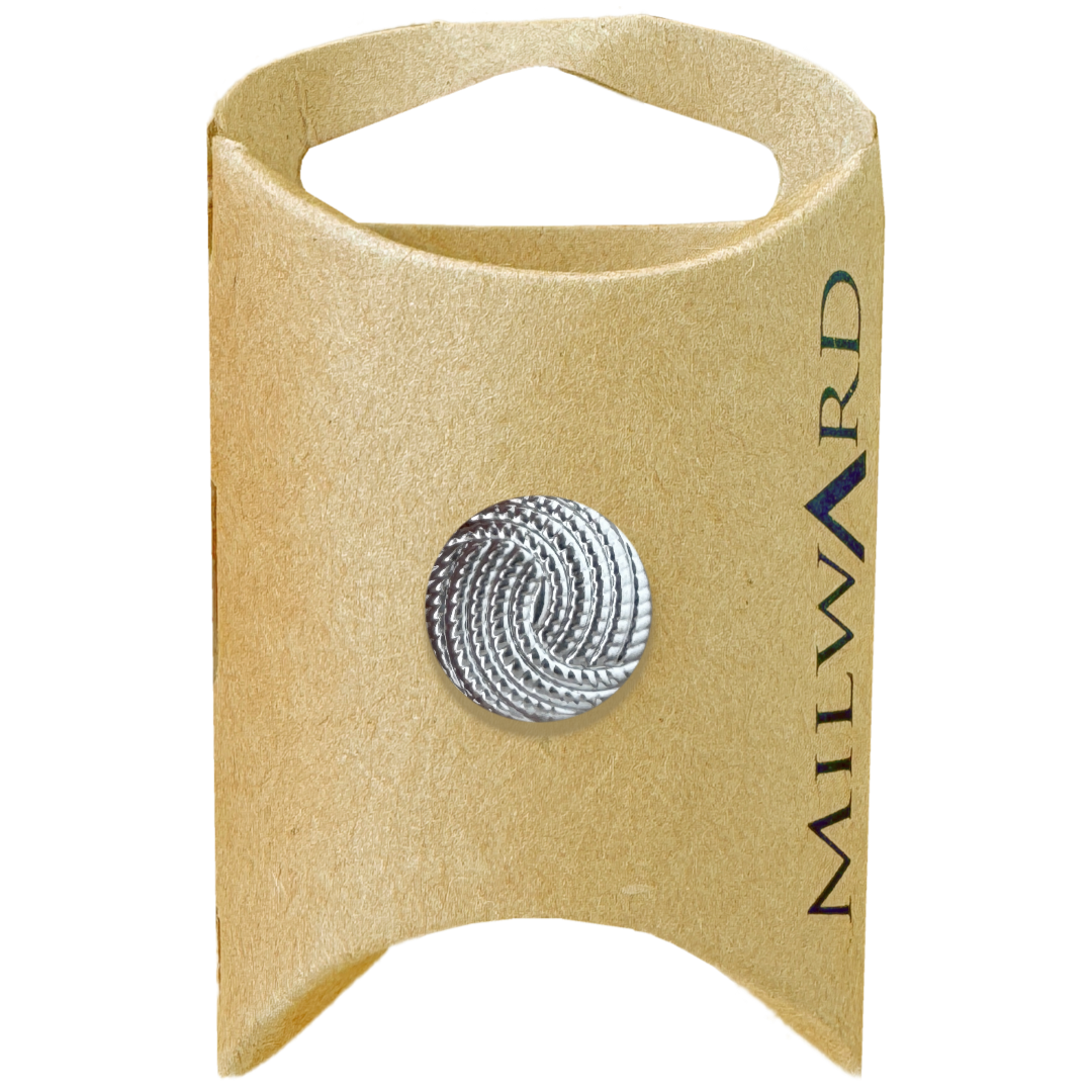 Milward Green Carded Silver ABS with Plating Shank Rope Button – Heit ...